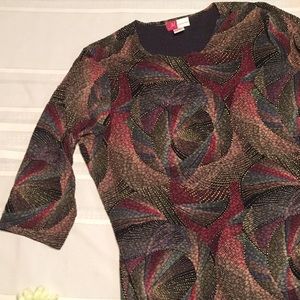 JM Collection | Tops | Jm Woman Collection Blouse Plus Size Tunic 2x ...